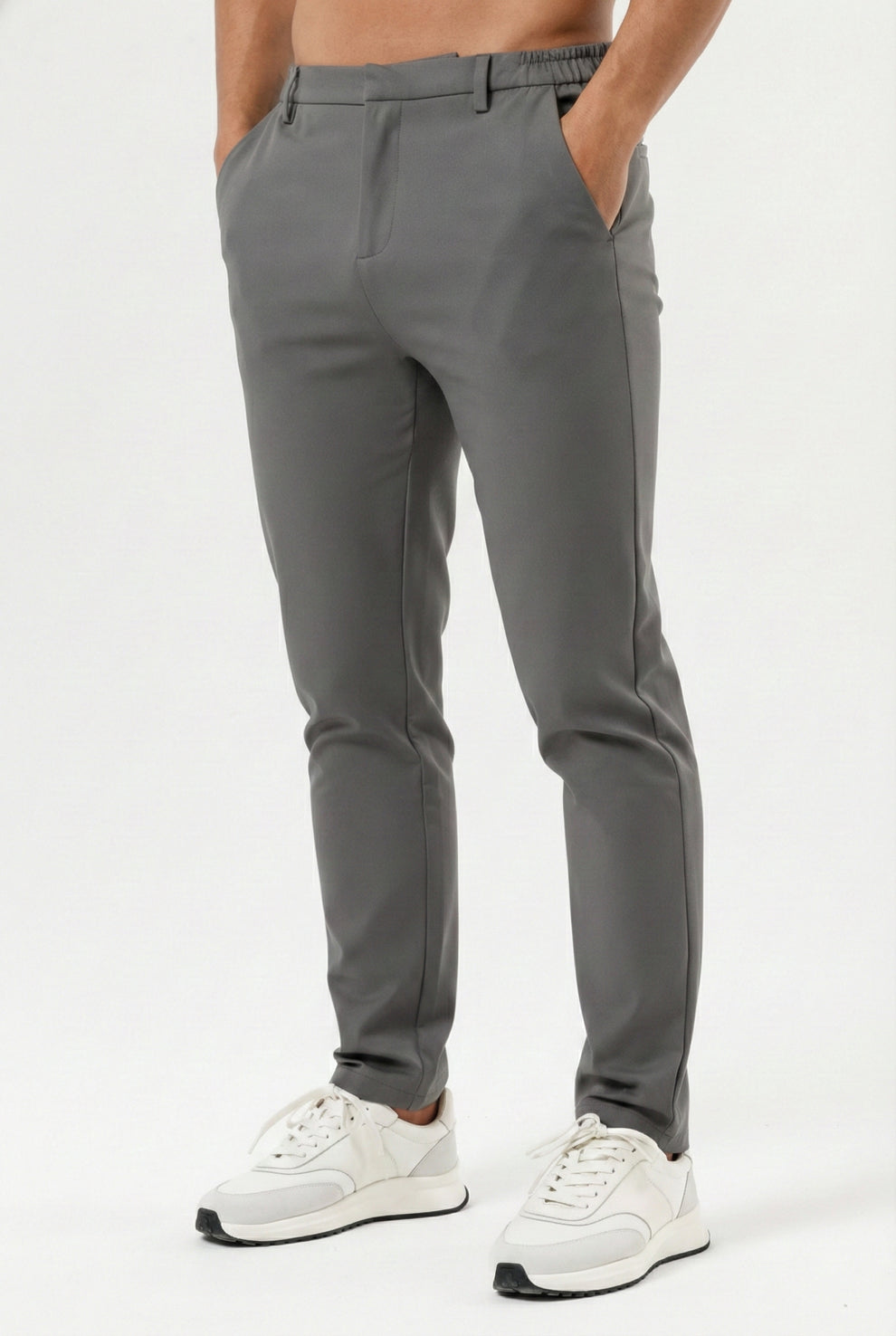 Hybrid SpandexDry Pants Trouser - charcoal – London Bridge