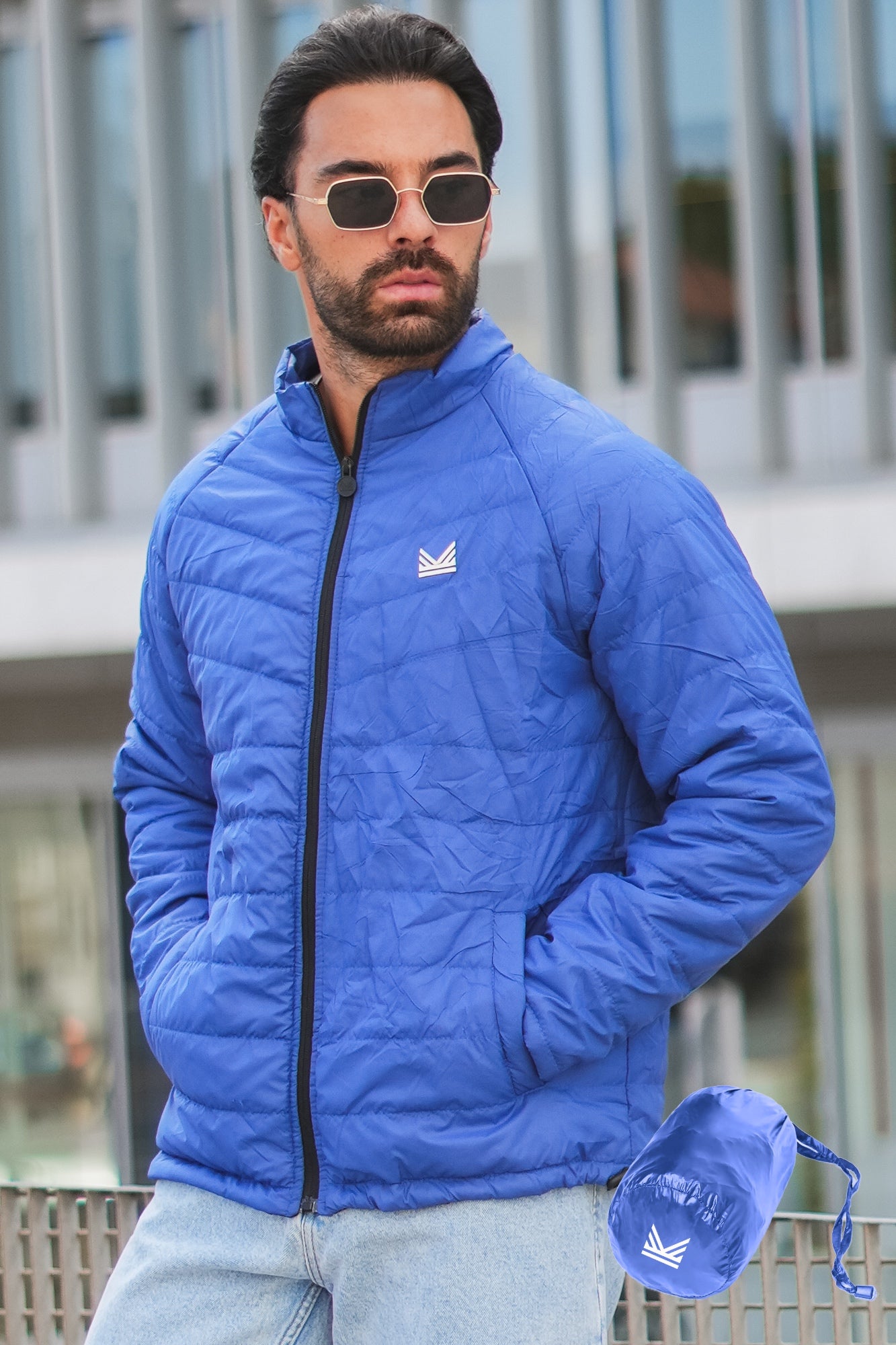 Imported Packable Puffer - Blue – London Bridge