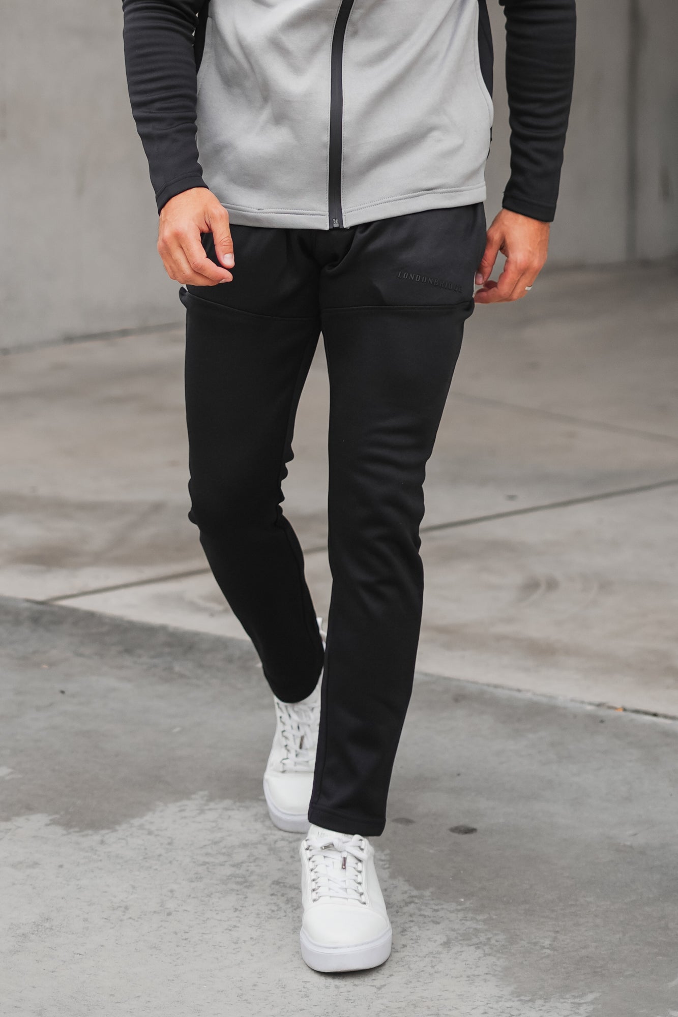 Alpha Terry Cotton Trouser - Black – London Bridge